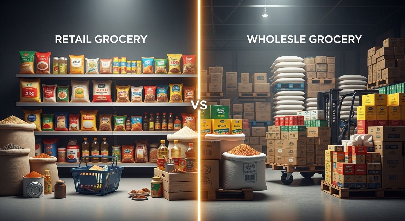 What Is Retail vs Wholesale Grocery Supply Explained?