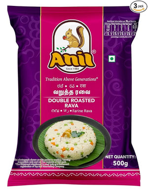 Buy ANIL Roasted Rava 500G online at Lakshmi Wholesale UK