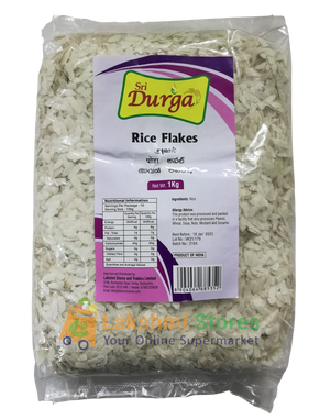 Buy SRI DURGA Rice Flakes Medium 500g online at Lakshmi Wholesale UK